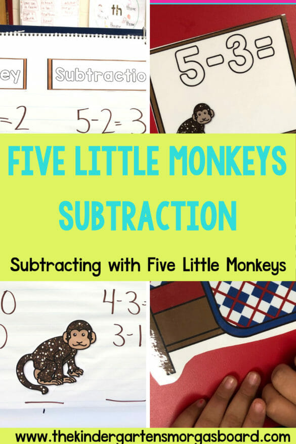 Five Little Monkeys Subtraction – The Kindergarten Smorgasboard