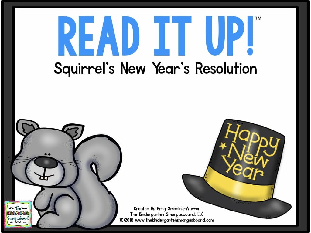Squirrel’s New Year’s Resolution: Schedulin Sunday – The Kindergarten ...