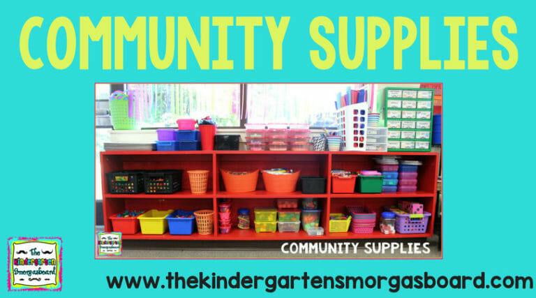 Classroom Design: Student Materials – The Kindergarten Smorgasboard