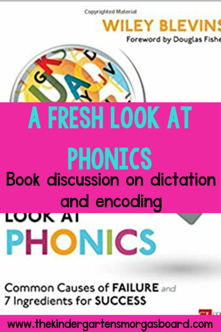 Phonics: Dictation – The Kindergarten Smorgasboard