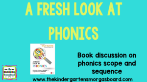 Phonics: Scope And Sequence – The Kindergarten Smorgasboard