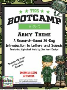 Virtual ABC BOOTCAMP | The Kindergarten Smorgasboard