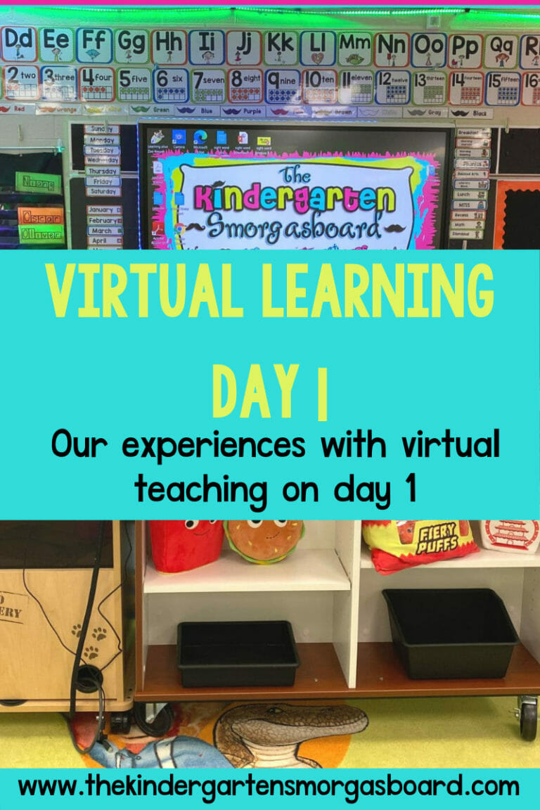 Virtual Kindergarten: The First Day – The Kindergarten Smorgasboard