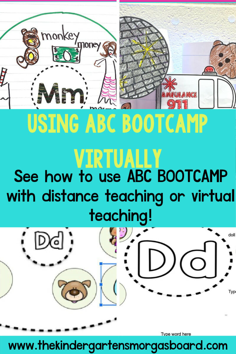 Virtual ABC BOOTCAMP – The Kindergarten Smorgasboard