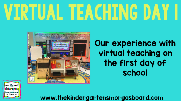 Virtual Kindergarten: The First Day – The Kindergarten Smorgasboard