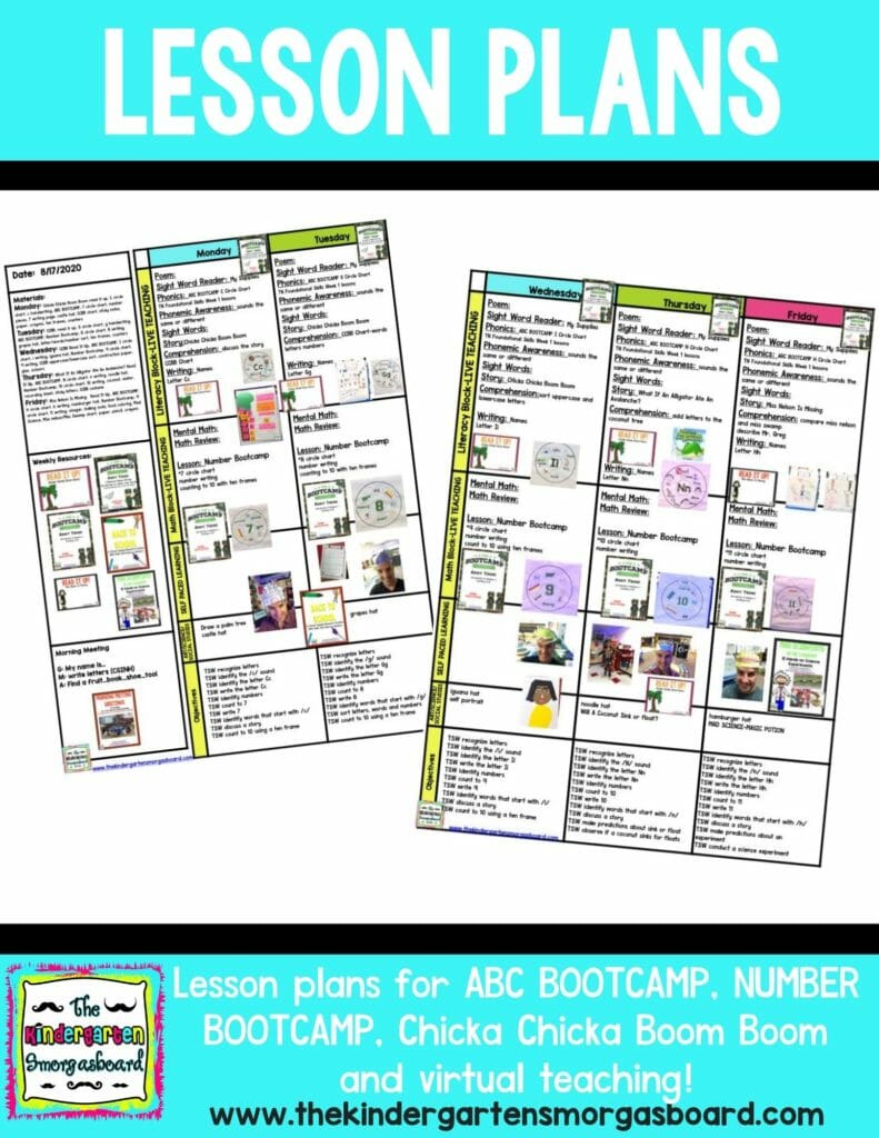 Schedulin Sunday: Ten Frames And Chicka Chicka Boom Boom – The ...