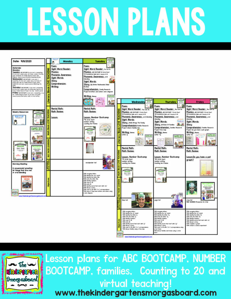 Schedulin Sunday: Counting Ten Frames – The Kindergarten Smorgasboard
