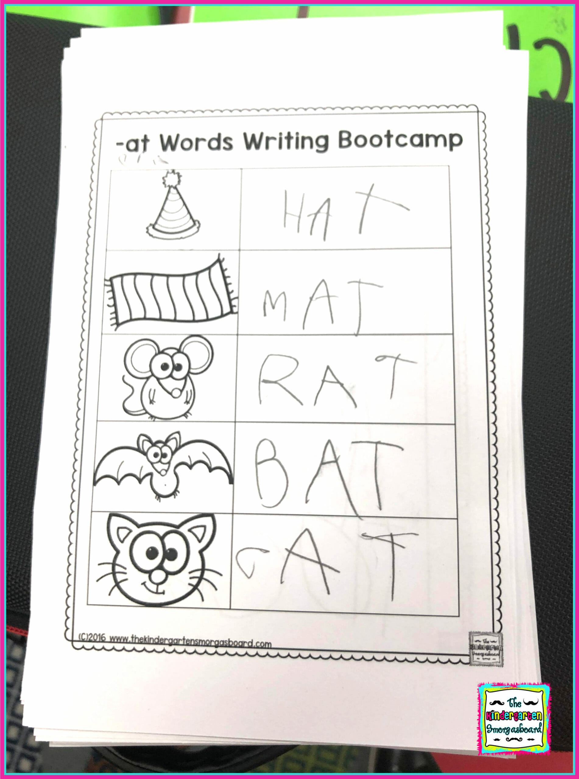 Schedulin Sunday: Pumpkins And Word Family Bootcamp – The Kindergarten ...
