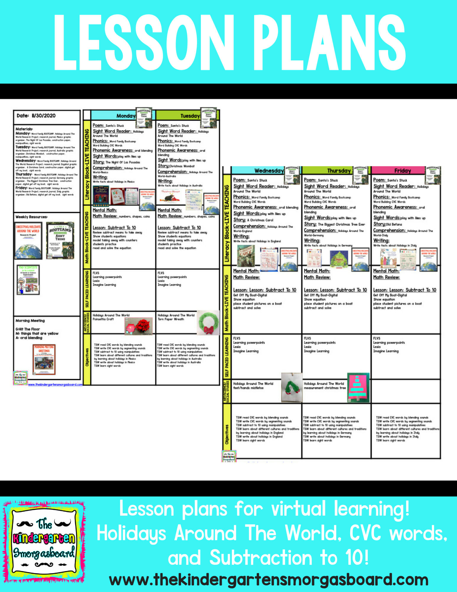 Schedulin Sunday: Holidays Around The World – The Kindergarten Smorgasboard