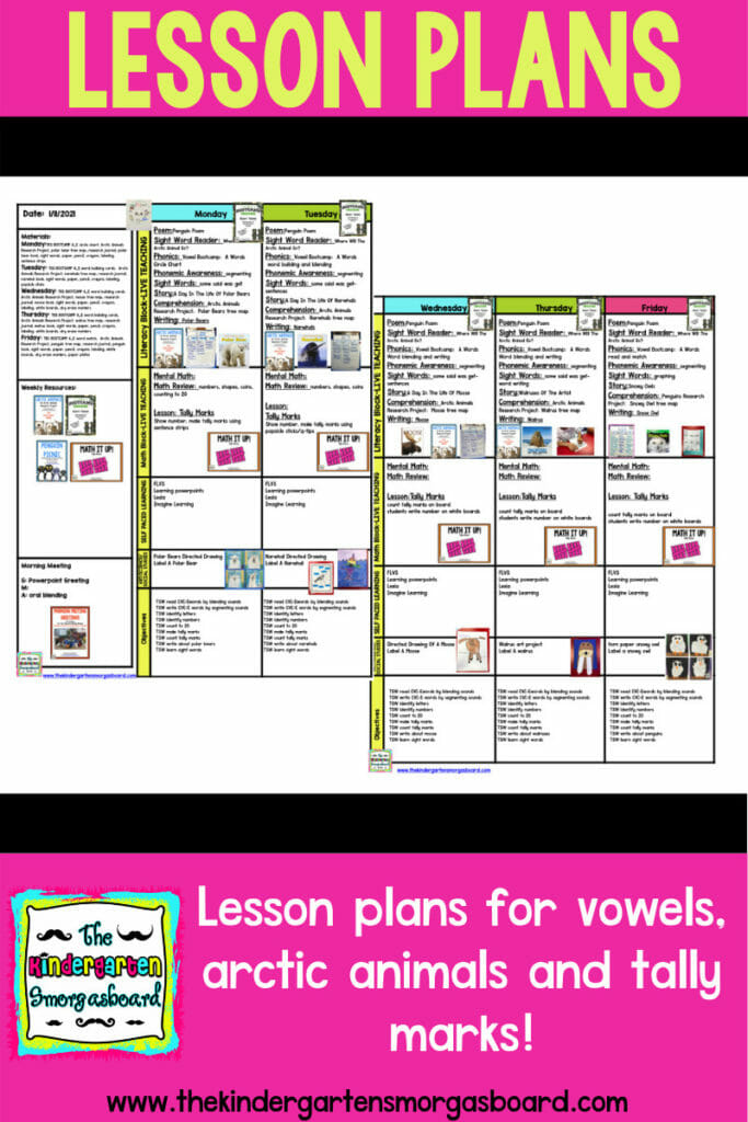 Schedulin Sunday: Tally Marks, Vowels, And Arctic Animals – The ...