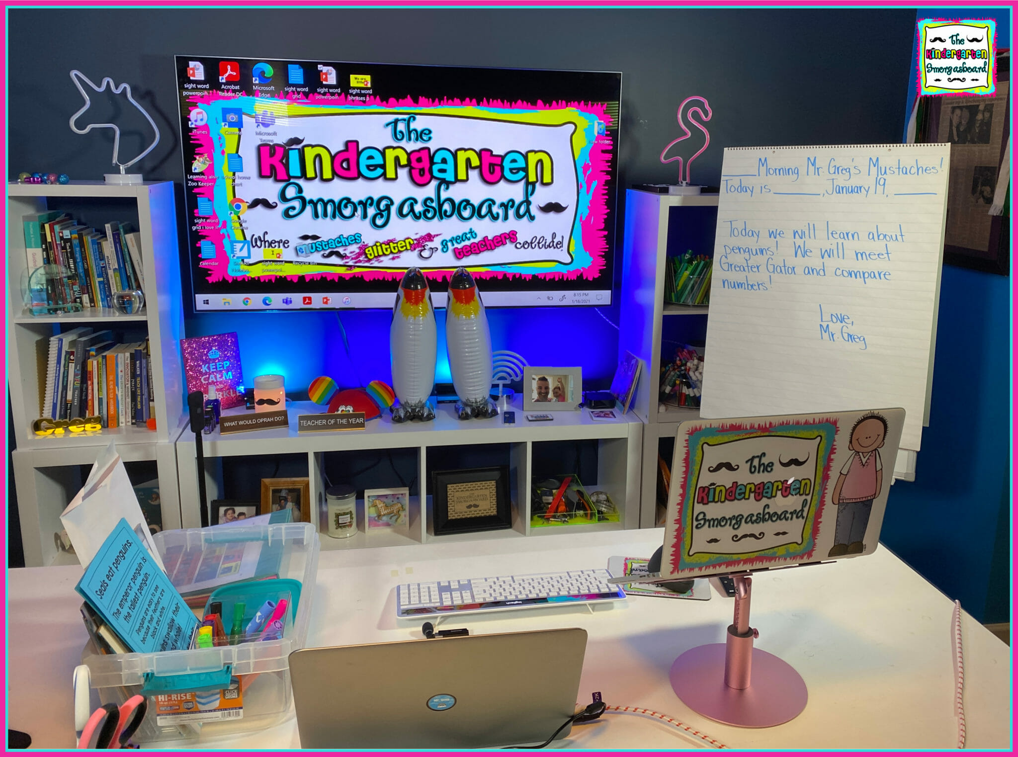 Virtual Learning: Teaching From Home – The Kindergarten Smorgasboard