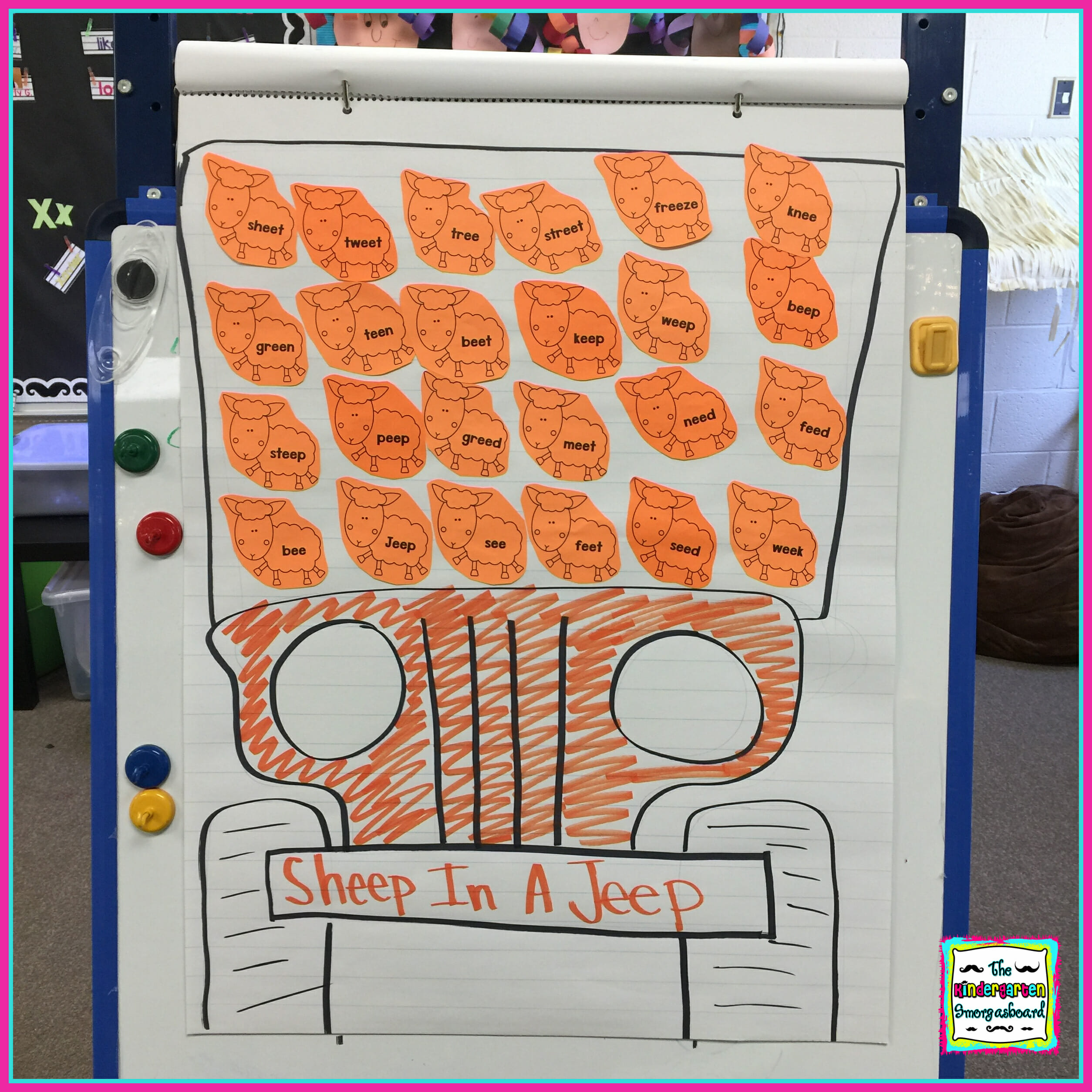sheep-in-a-jeep-for-ee-words-1 – The Kindergarten Smorgasboard