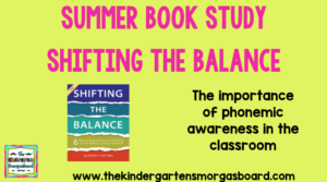 Shifting The Balance: Phonemic Awareness – The Kindergarten Smorgasboard