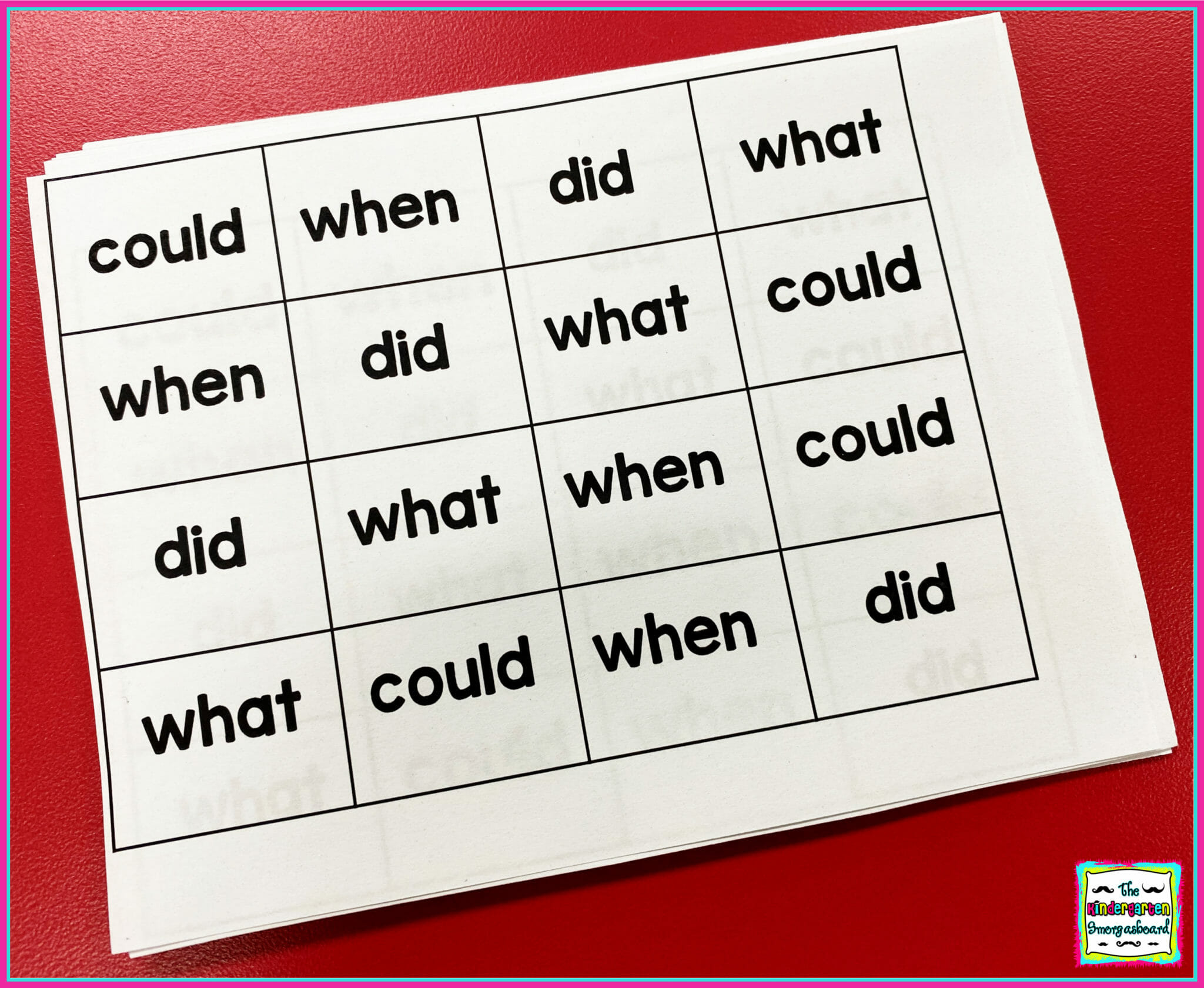 Shifting The Balance: High Frequency Words – The Kindergarten Smorgasboard