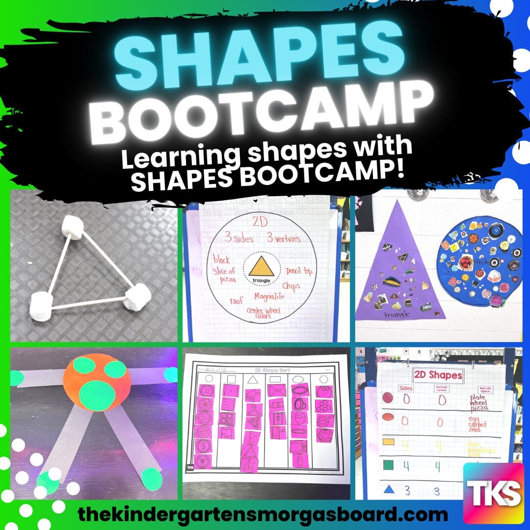 Shapes Lesson Plans: Shapes Bootcamp | The Kindergarten Smorgasboard