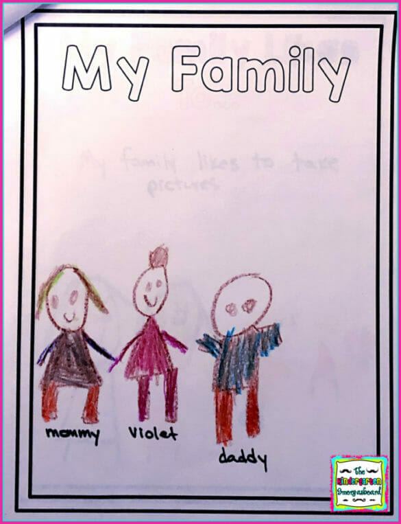 my-family-writing-project-585×763-1 – The Kindergarten Smorgasboard