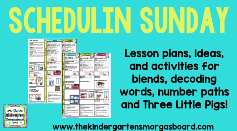 Schedulin Sunday: Blends, Three Pigs, And Number Paths – The ...