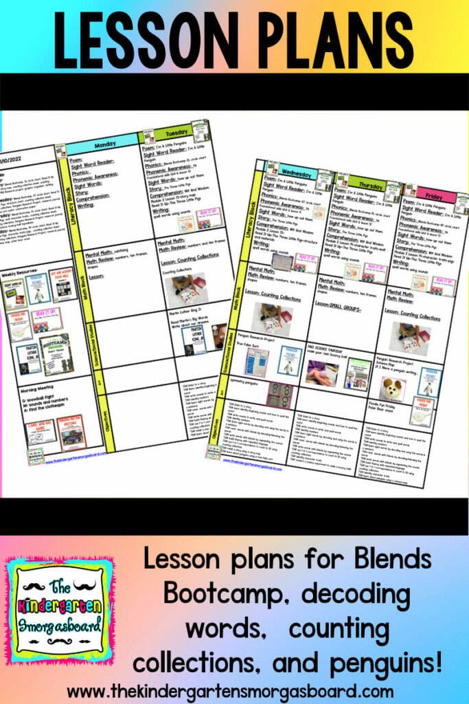Schedulin Sunday: Blends Bootcamp And Counting Collections – The ...