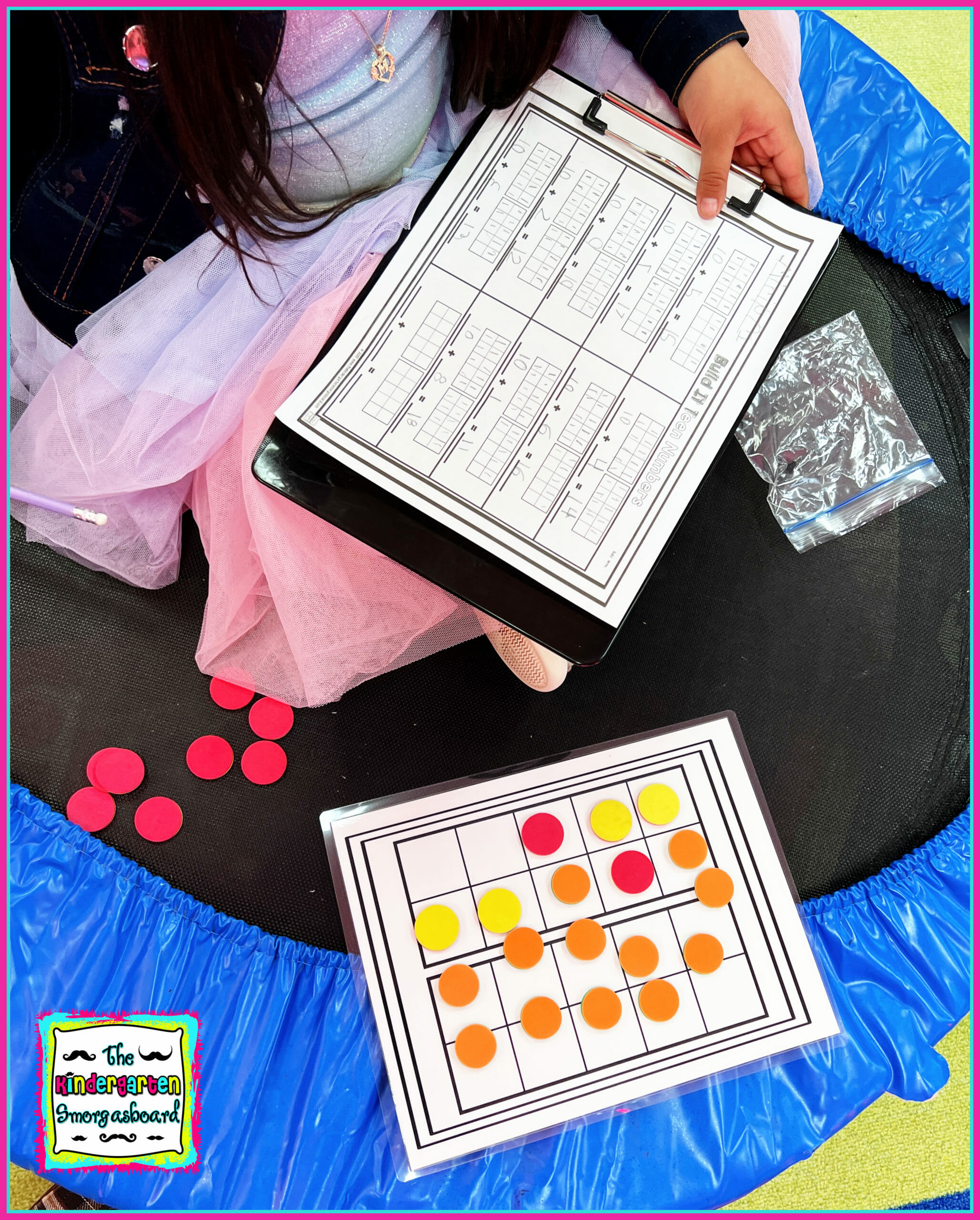 making-teen-numbers-using-ten-frames – The Kindergarten Smorgasboard