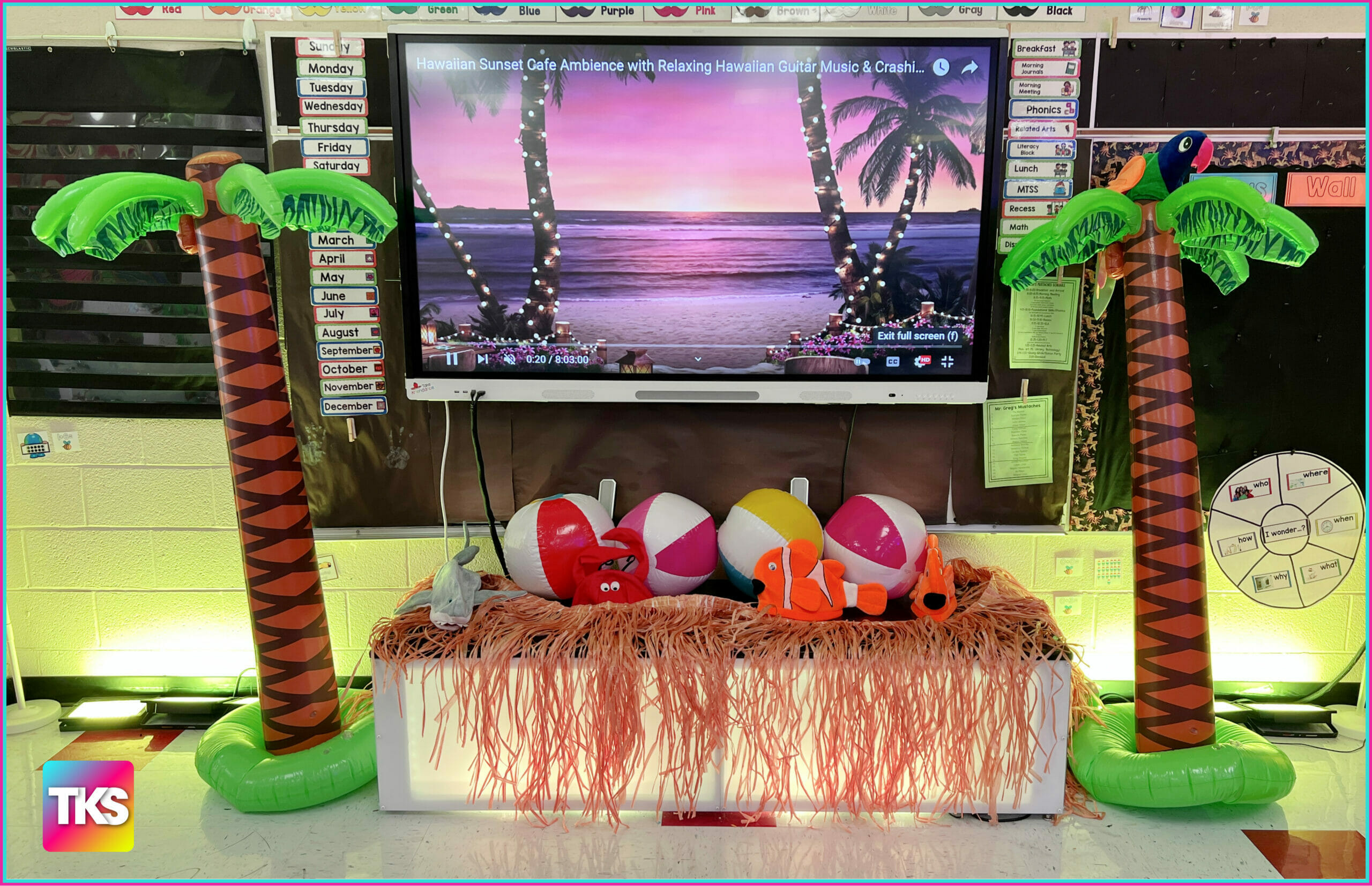 classroom luau ideas – The Kindergarten Smorgasboard