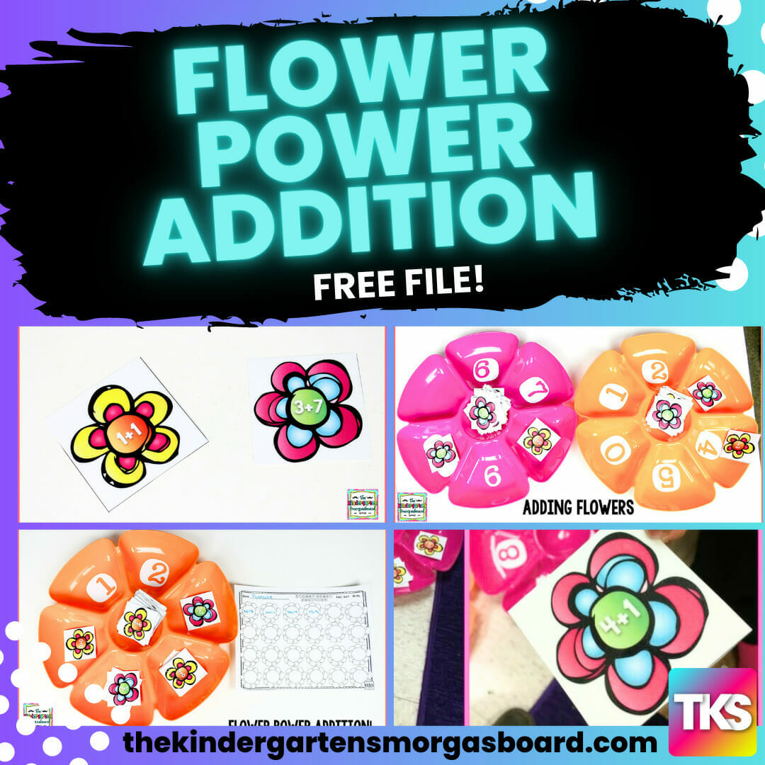 flower power addition – The Kindergarten Smorgasboard