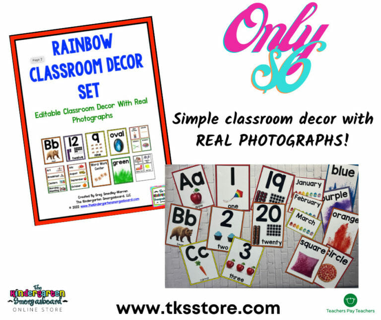 Classroom SetUp 2022-2023 | The Kindergarten Smorgasboard