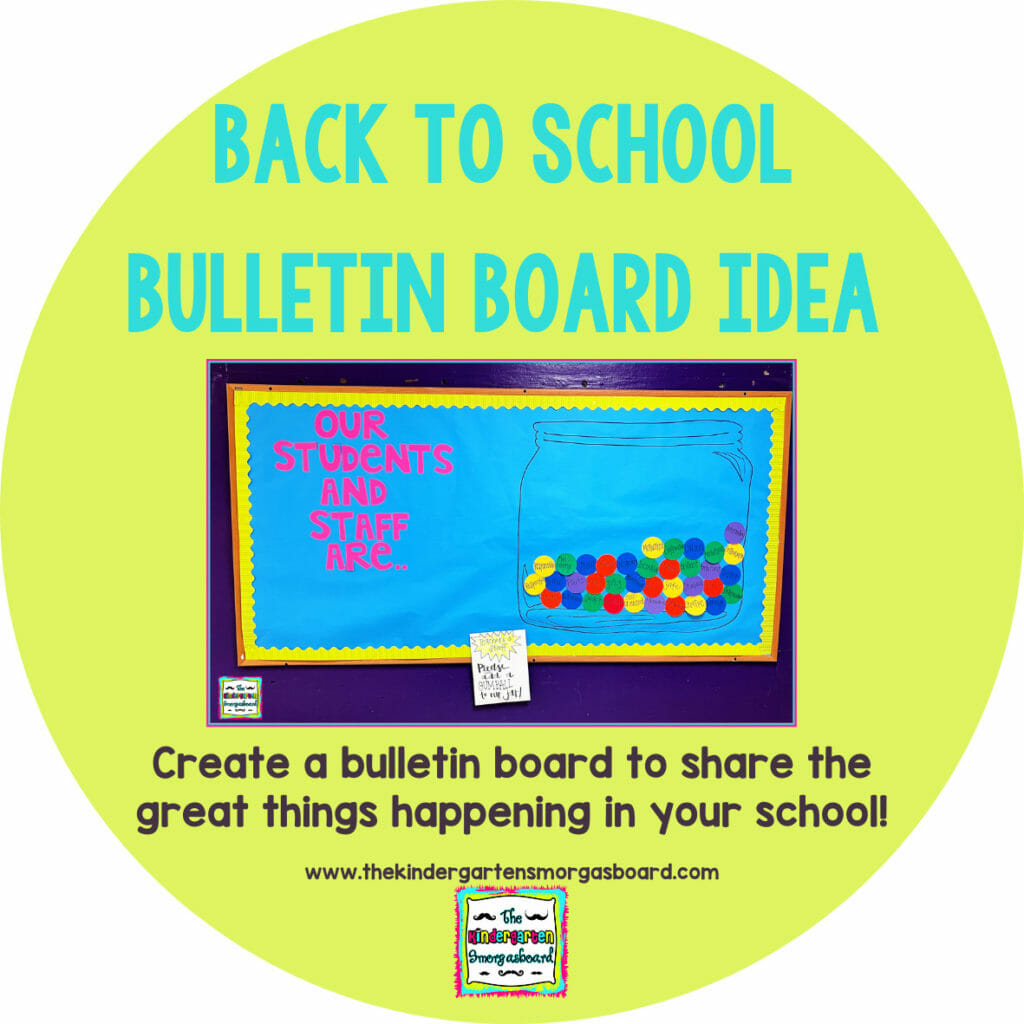 Back To School Bulletin Boards – The Kindergarten Smorgasboard