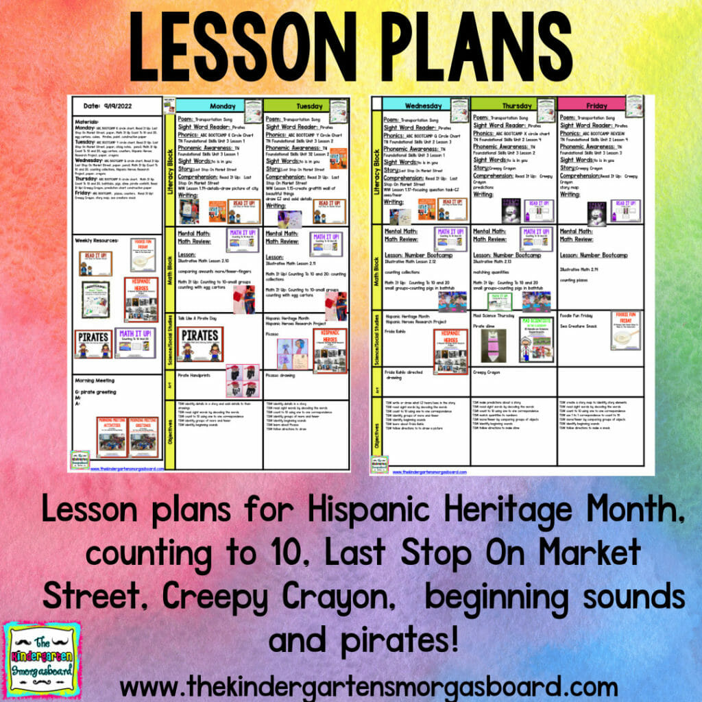 Schedulin’ Sunday: Pirates, Counting, Hispanic Heritage Month, And ...