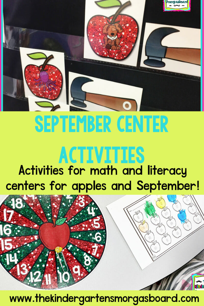 math-and-literacy-center-activities – The Kindergarten Smorgasboard