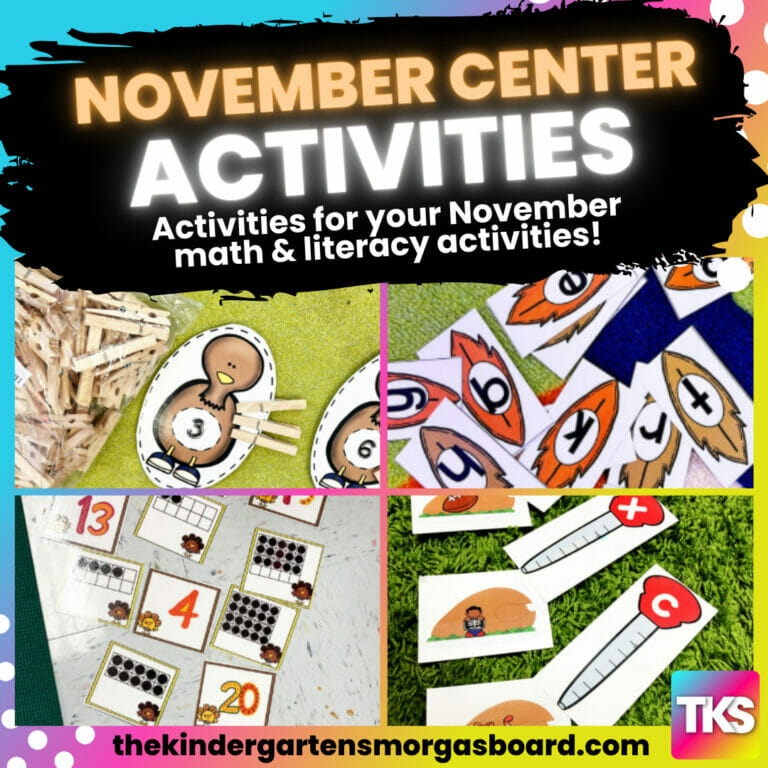 Math – The Kindergarten Smorgasboard