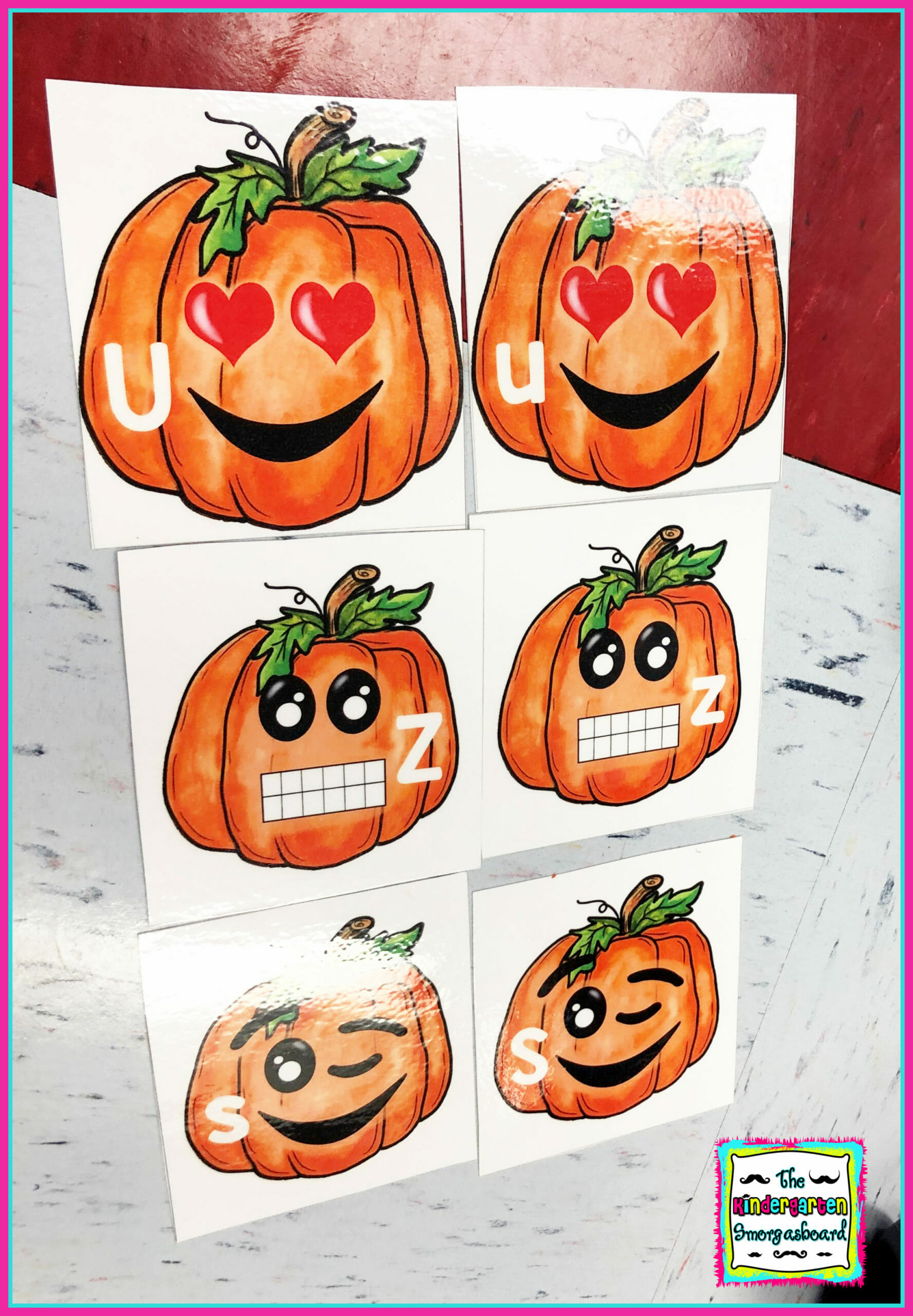 pumpkin-letter-recognition – The Kindergarten Smorgasboard