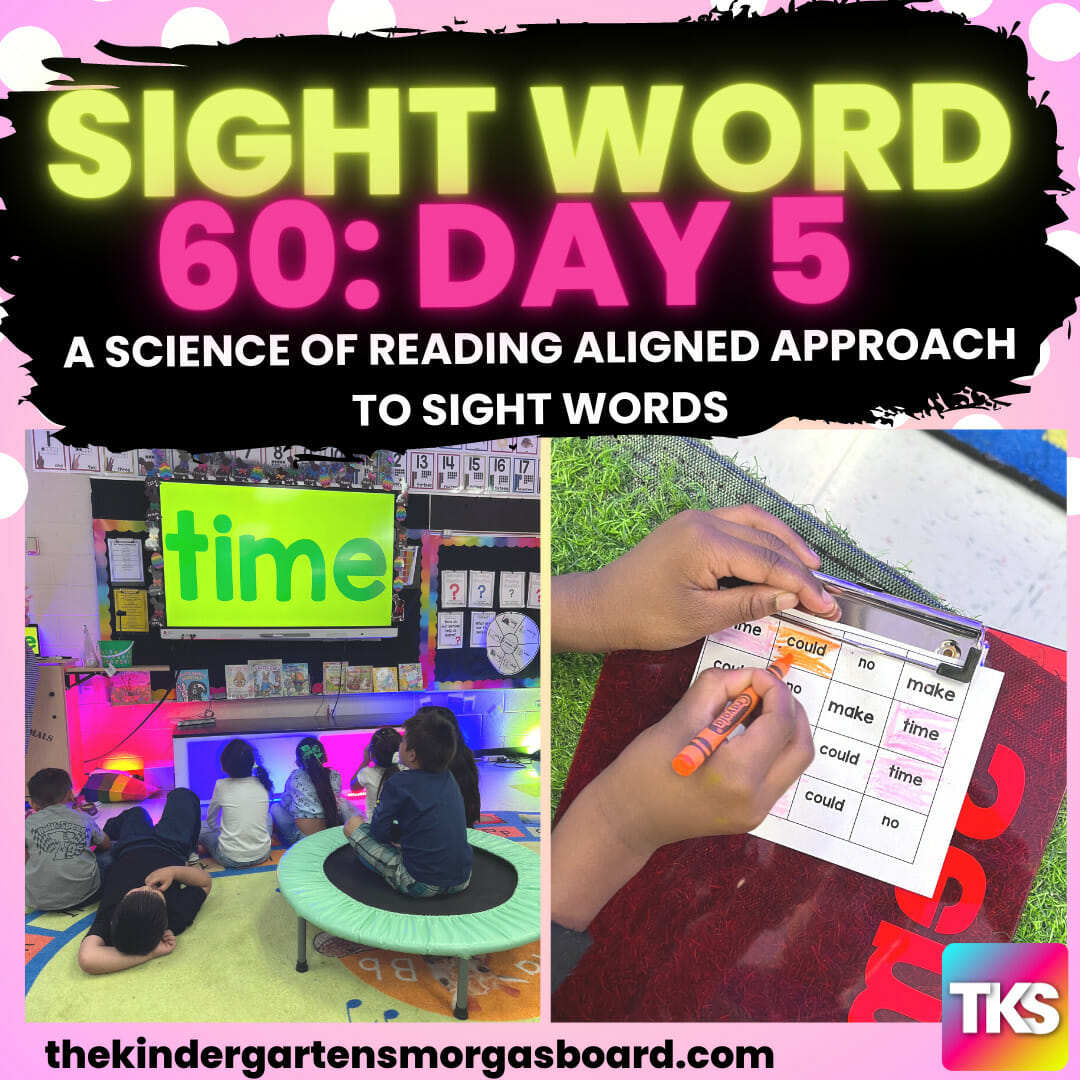 Sight Word 60: Day 4: Sight Word Grids And Phrases – The Kindergarten ...