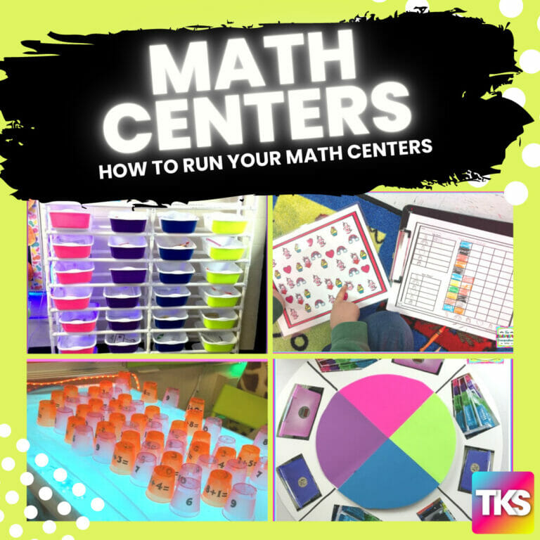 Math Centers | The Kindergarten Smorgasboard
