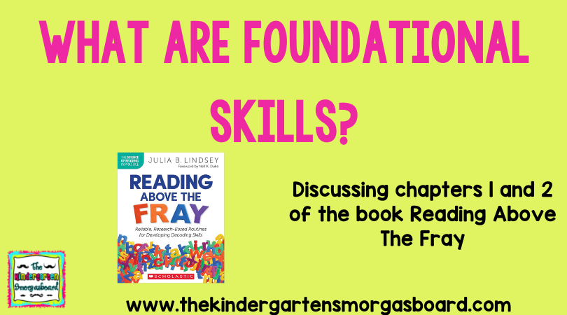 foundational skills – The Kindergarten Smorgasboard