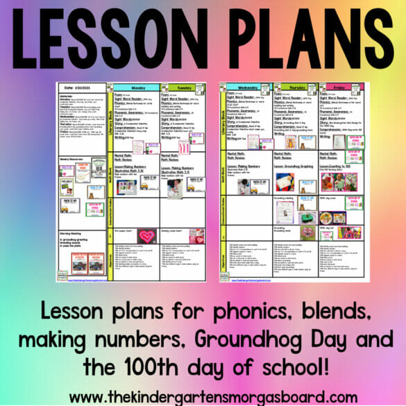 Schedulin’ Sunday: Groundhog Day, 100th Day, And Making Numbers – The ...
