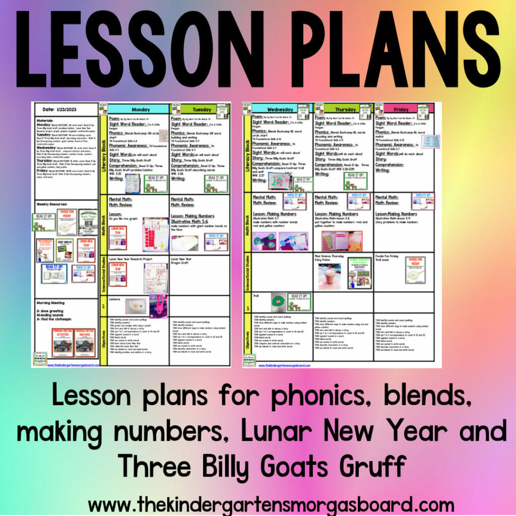 Schedulin Sunday: Lunar New Year, Three Billy Goats Gruff, Making ...