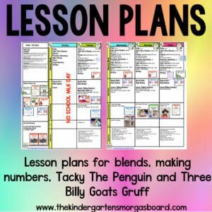 Schedulin Sunday: Tacky The Penguin, Making Numbers And Blends Bootcamp ...