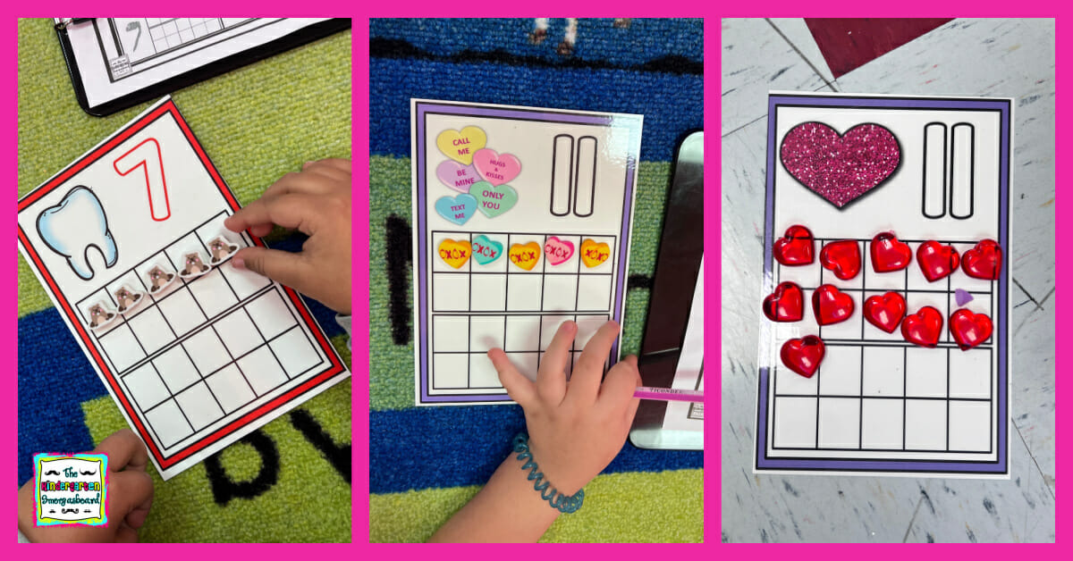 Ten Frames Activities The Kindergarten Smorgasboard