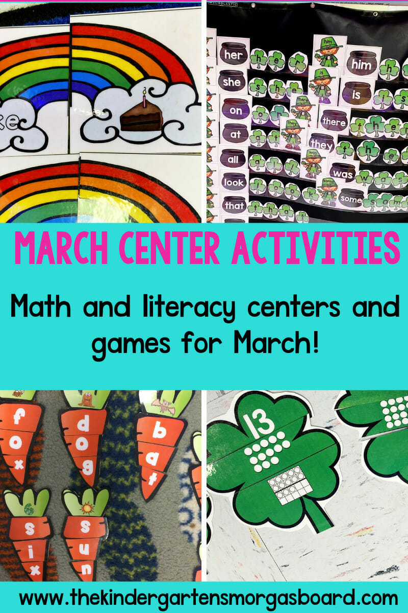 march-center-games-and-activities – The Kindergarten Smorgasboard