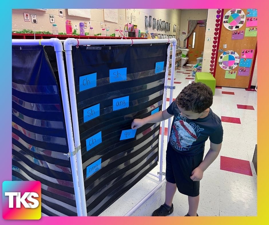 Classroom Organization: DIY 4 Sided Pocket Chart Stand | The ...