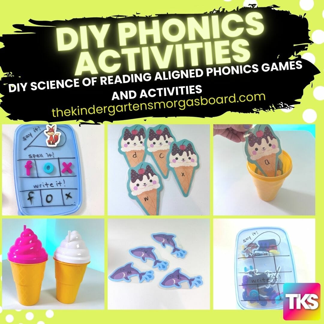 DIY Phonics Activities | The Kindergarten Smorgasboard