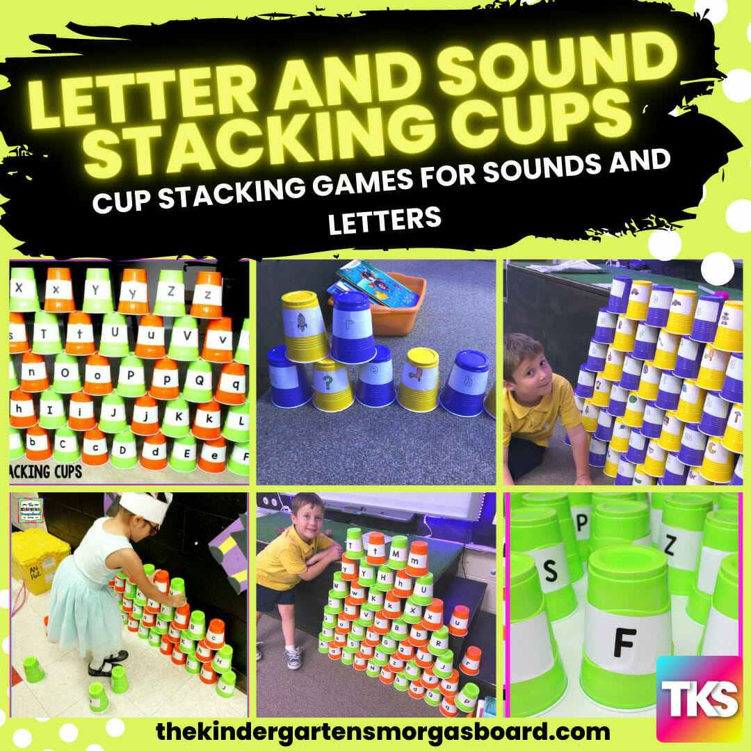 Kindergarten Letter Activities: Fun and Educational Stacking Cups | The ...