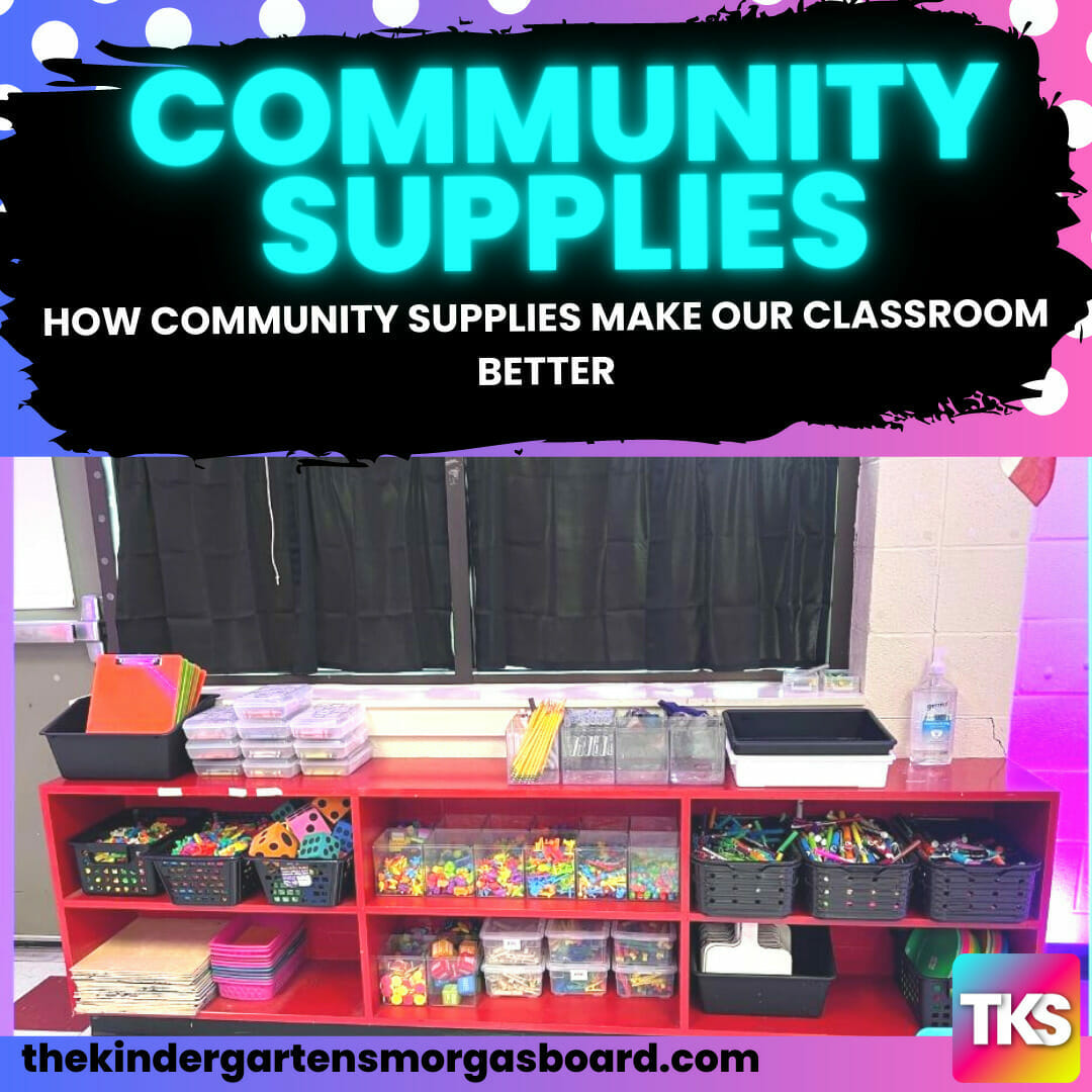 Classroom Supplies Organization | The Kindergarten Smorgasboard