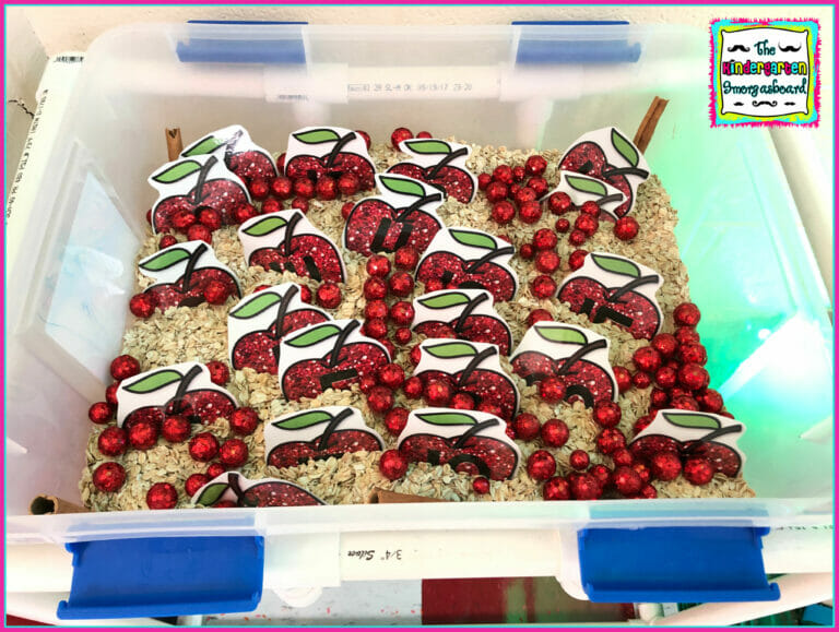 apple-math-sensory-bin – The Kindergarten Smorgasboard