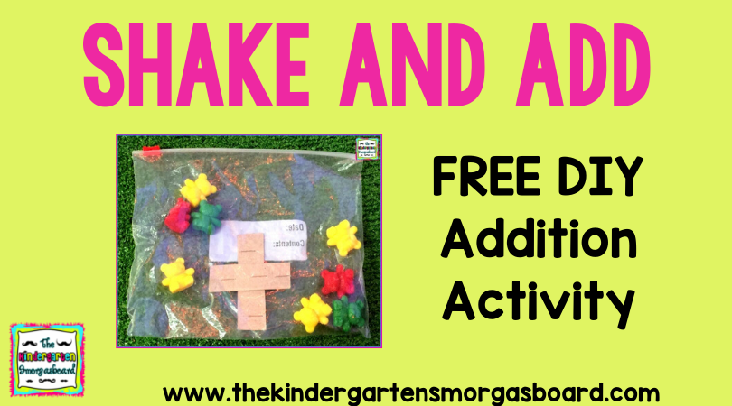 Shake And Add Math Center – The Kindergarten Smorgasboard
