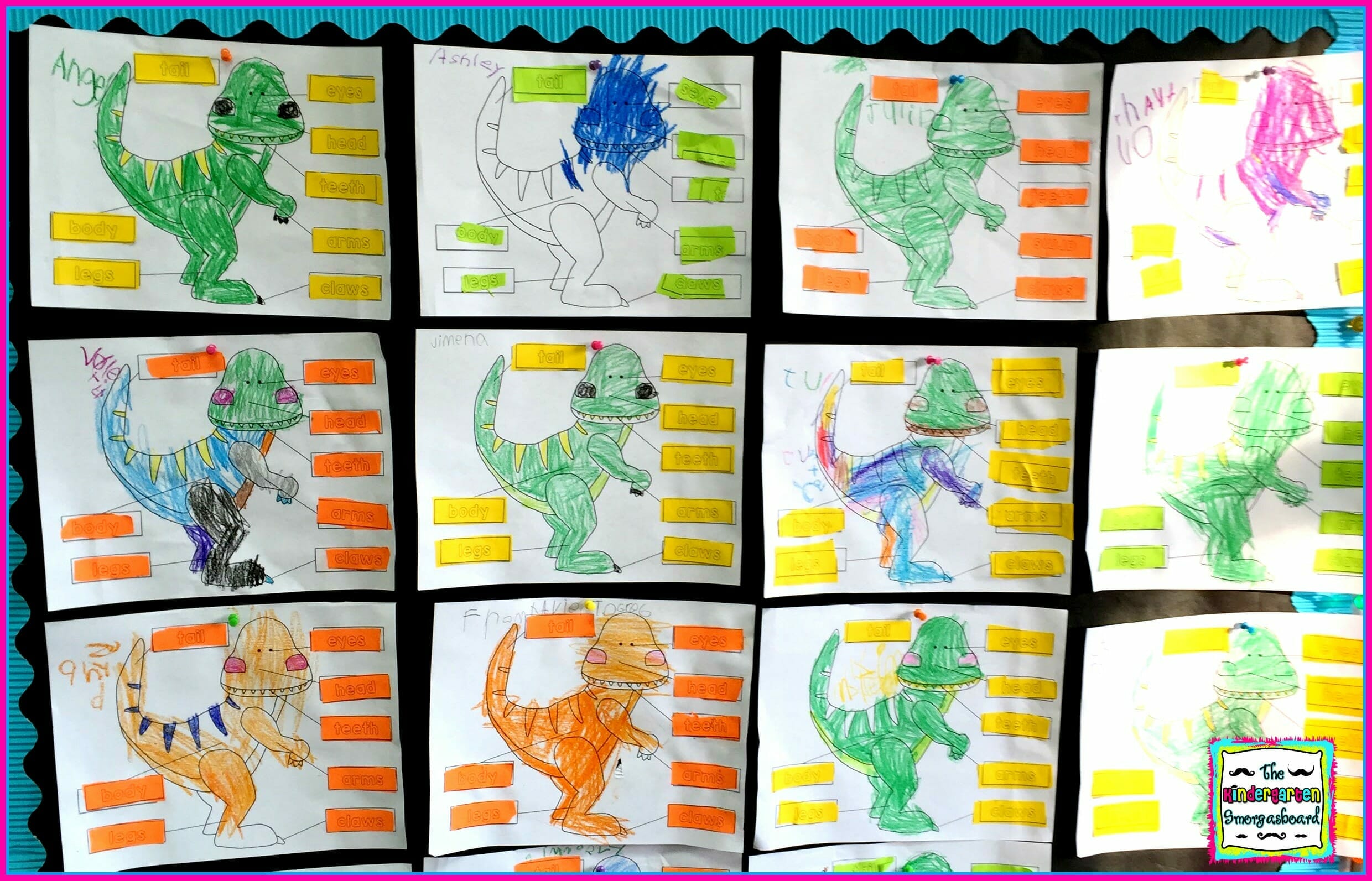 labeling-dinosaurs – The Kindergarten Smorgasboard