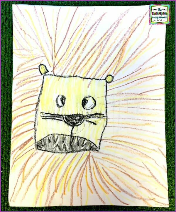 lion-directed-drawing – The Kindergarten Smorgasboard