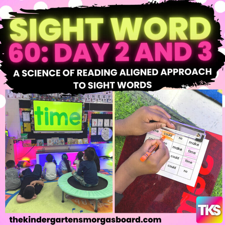Sight Word 60: Day 4: Sight Word Grids And Phrases – The Kindergarten ...