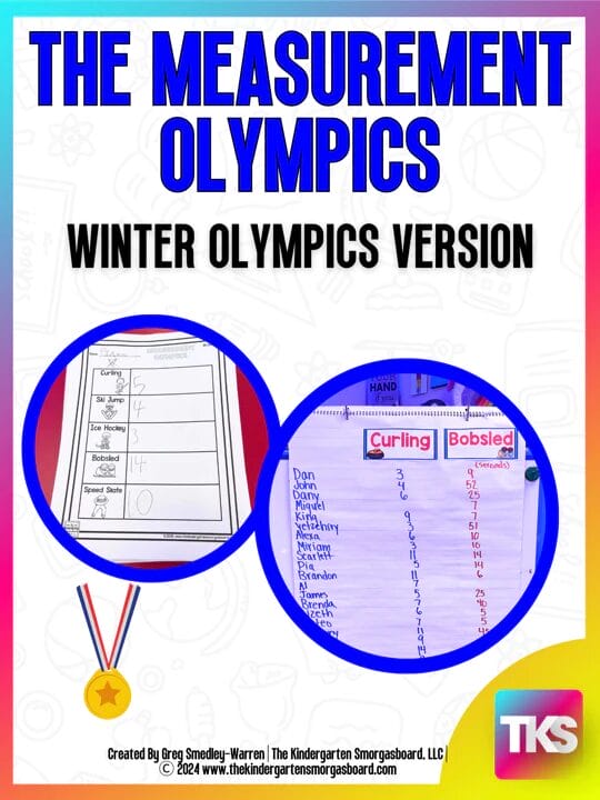 Measurement Olympics: Winter Olympics | The Kindergarten Smorgasboard