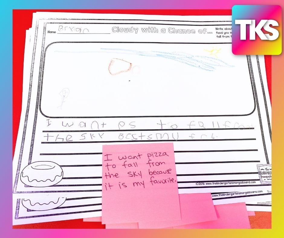 Cloudy With A Chance Of Meatballs | The Kindergarten Smorgasboard